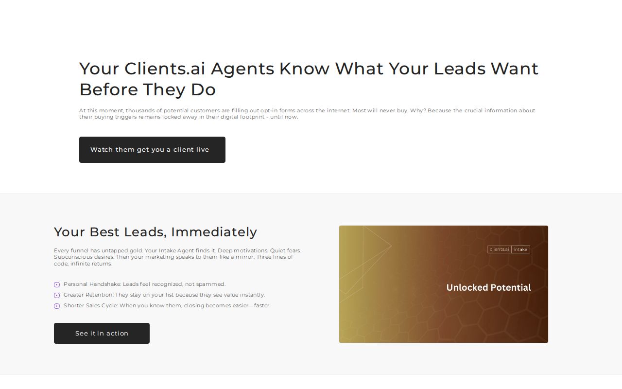 Get more clients with Agents by Clients.ai | Best AI Marketing Tools ...